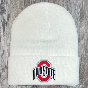 Nike | Accessories | Ohio State Buckeyes 3d Logo 2 In Knit Beanie White ...